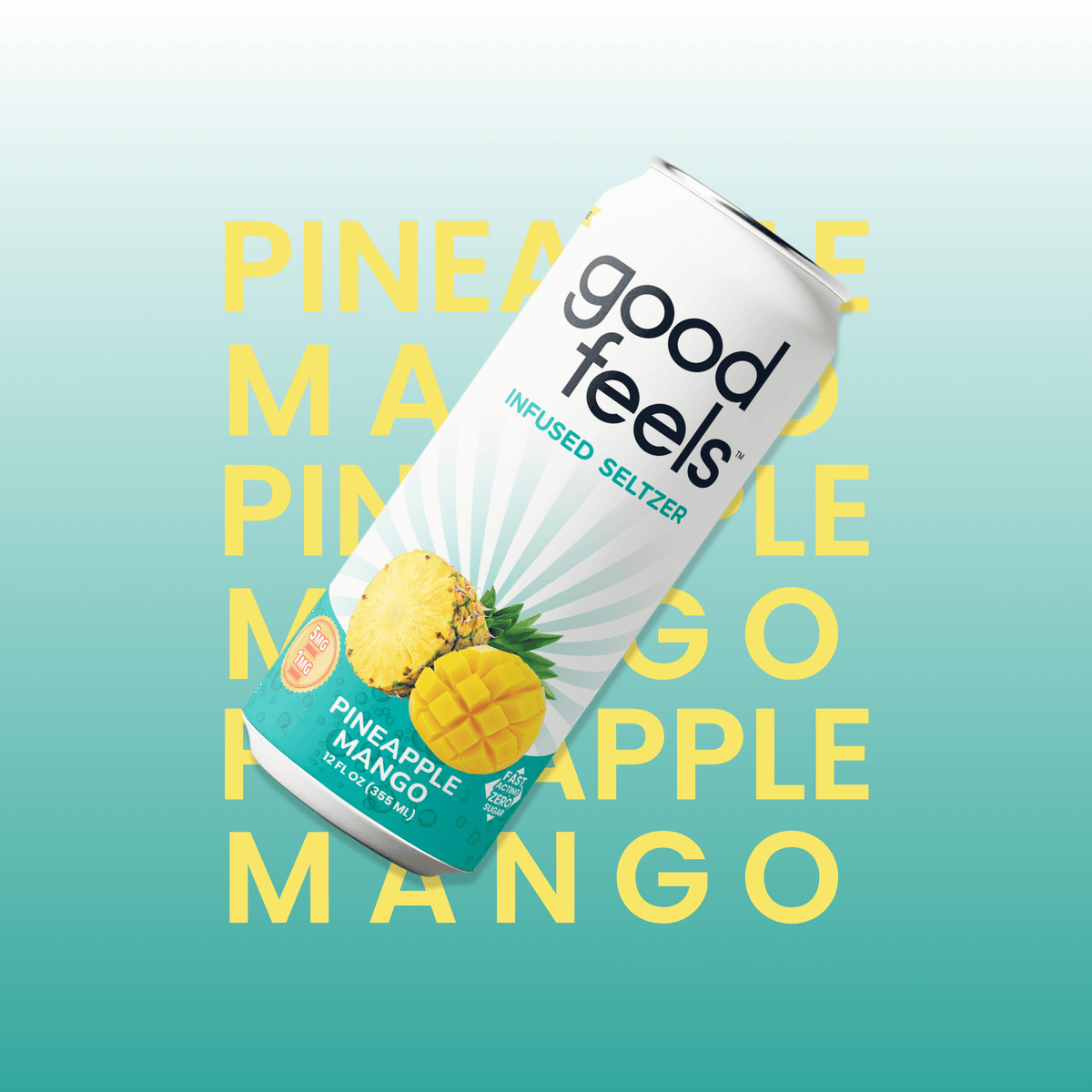 Pineapple Mango THC Drink | Good Feels